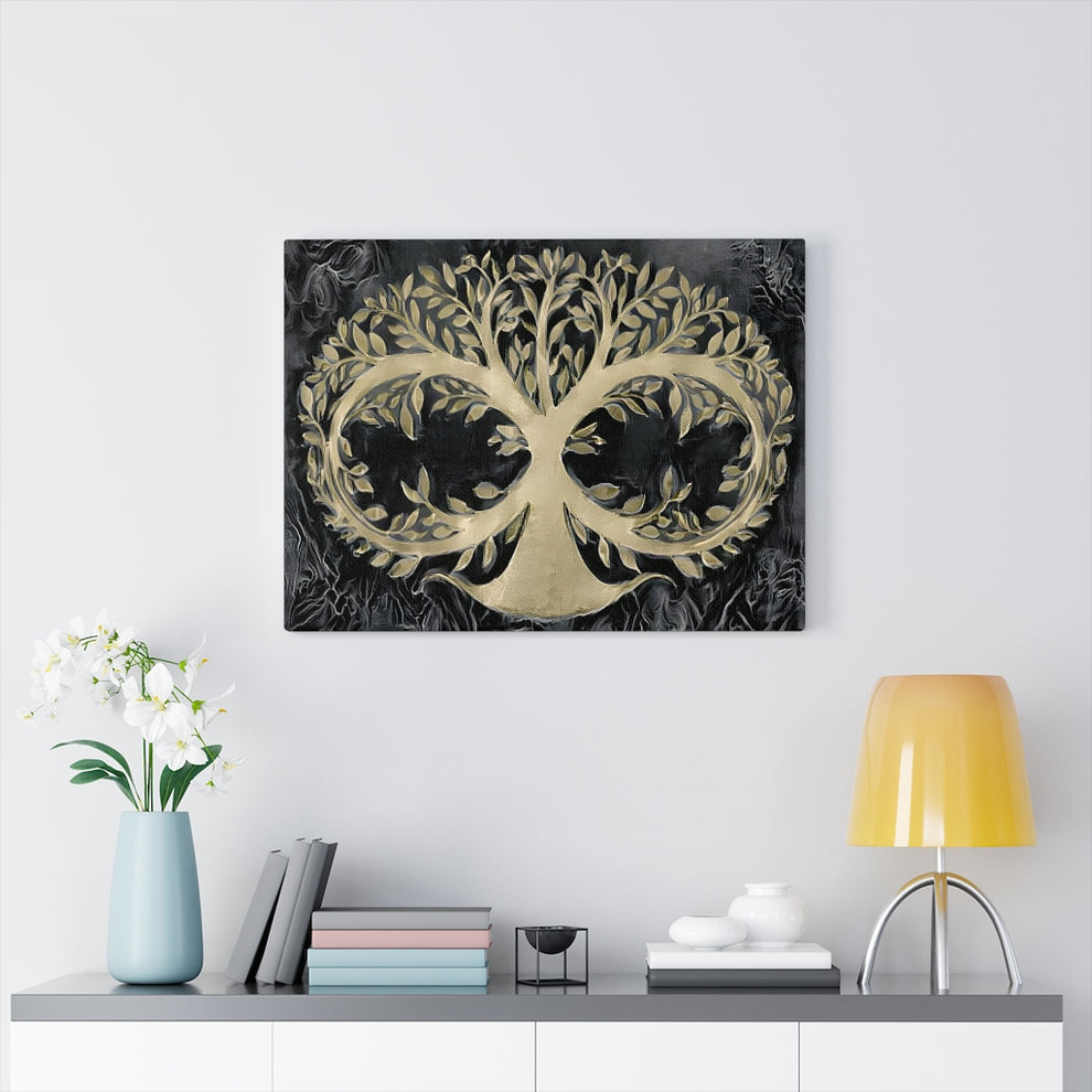 Infinity 'Tree Of Life' Black Chrome Wall Art – Infinite Soldier